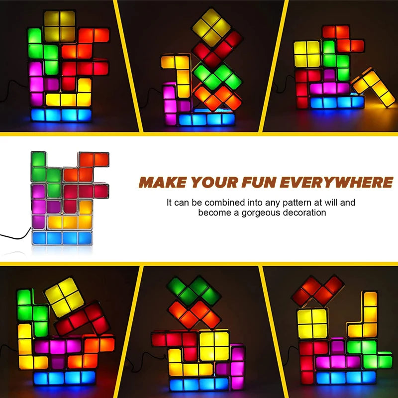 Tetris Night Light™ - Verlicht Je Creativiteit - Tetris Lamp – Mijn ...