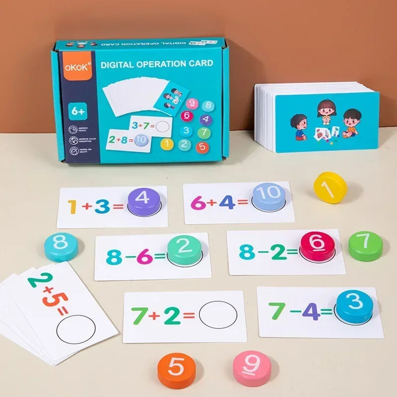 Math Tokens™ - Tellen & Oplossen - Rekenkaarten Kinderen – Mijn Hummeltje