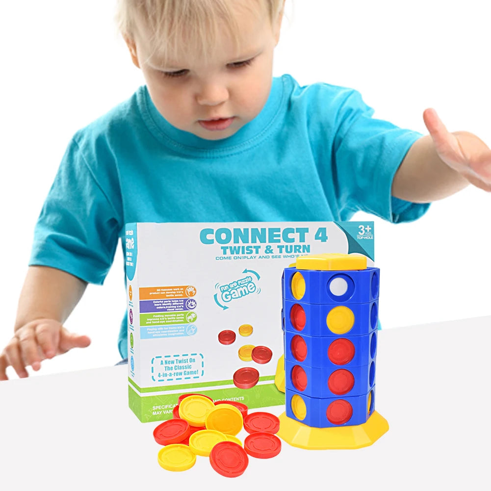 3D Connect 4™ - 3D Twist - vier-op-een-rij – Mijn Hummeltje