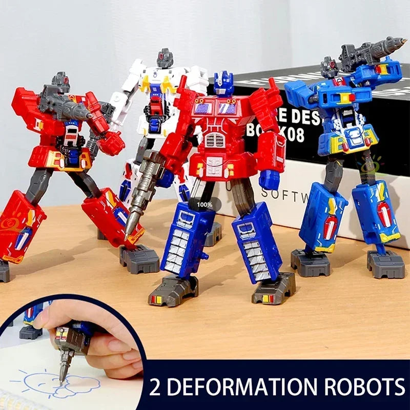 Flip Droid - Tekenen of Transformeren - Transformeerbare Robot Pen ...