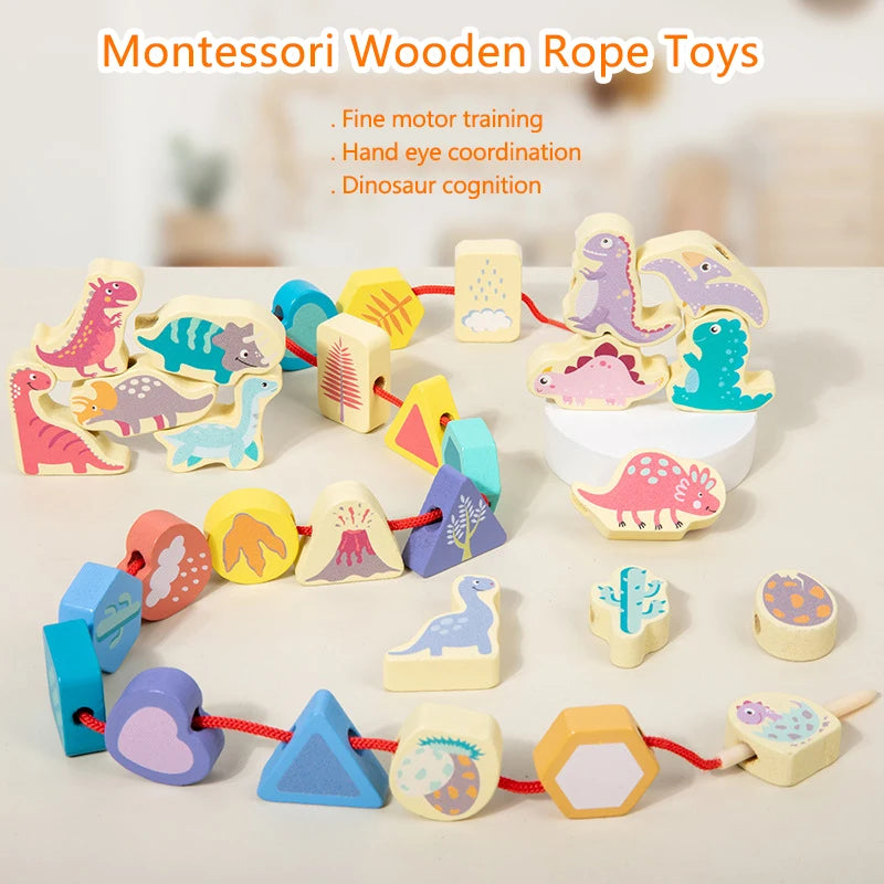 Lace & Thread™ – Stapel & Rijg Spel – Kralen Rijgen – Mijn Hummeltje