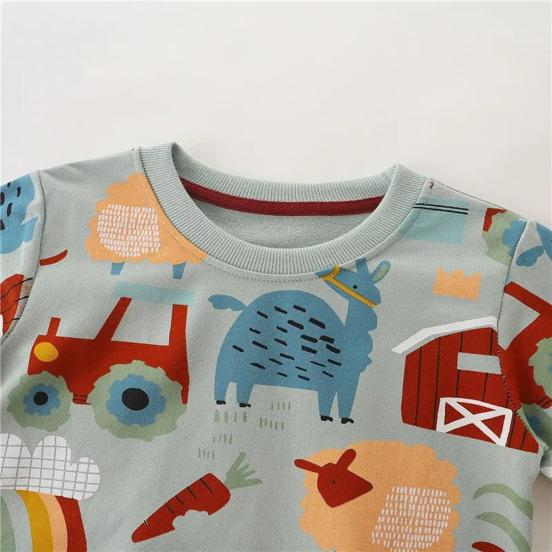 Mini Fashion™ - Leuke Printen - Sweater – Mijn Hummeltje