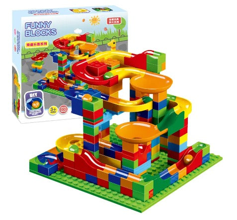 Blocks Marble Track™ - Creëer je eigen racebaan met bouwstenen - Knikk ...